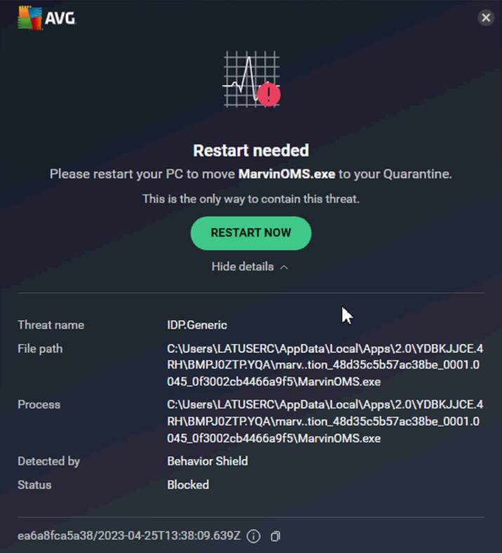 OMS - Application cannot be started, installed, or updated