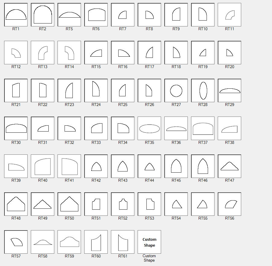 OMS - List of available Marvin Signature Round Top and Round Top ...