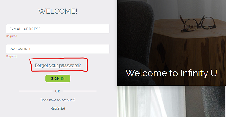 Infinity Designer Support and Training