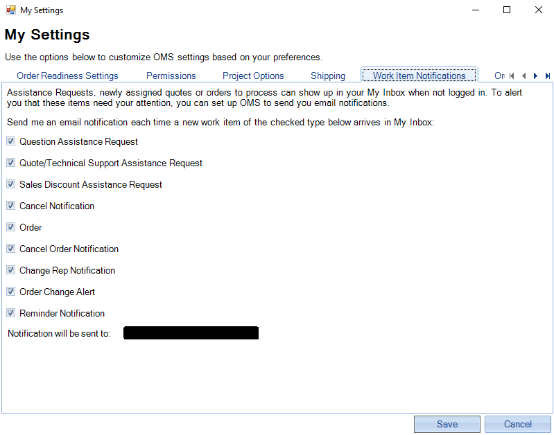 OMS - Enabling email alerts for your OMS Inbox (Work Item Notifications)