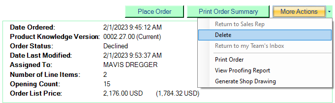 OMS - How to Update, Resubmit, or Cancel a Returned Order