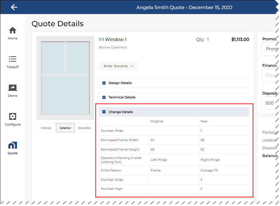 Infinity Designer - Change Order and Phased Project Workflows